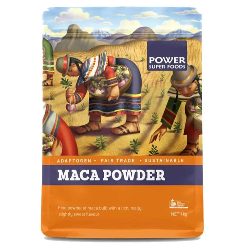 Power Super Foods Certified Organic Maca Powder 1kg — Go Vita Burwood