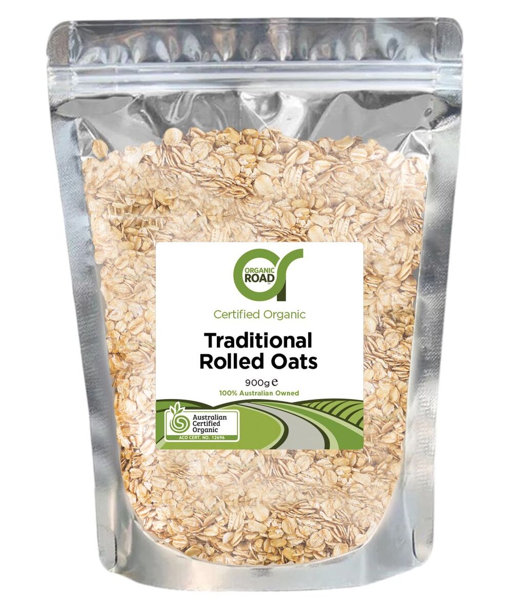 Organic Road Organic Traditional Rolled Oats 900g900 MG — Go Vita Burwood