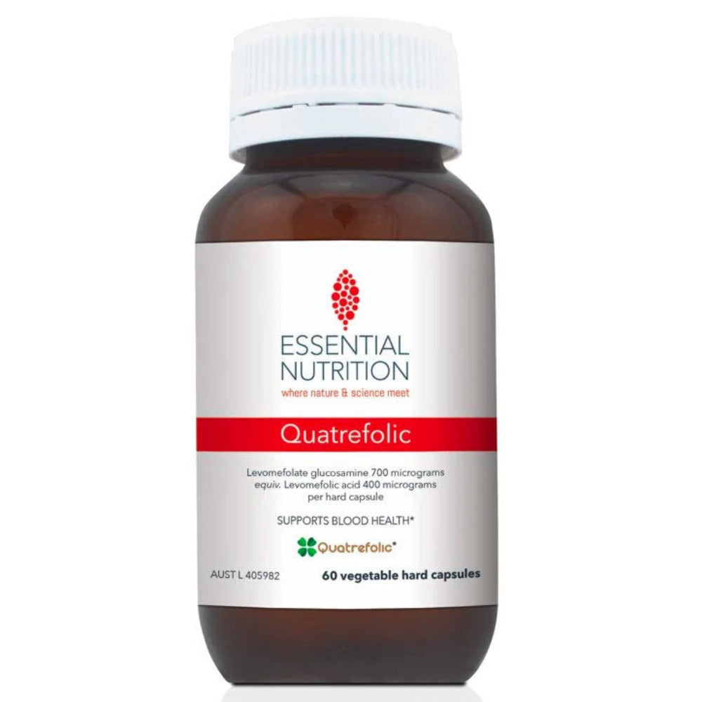 ESSENTIAL NUTRITION Quatrefolic 60C — Go Vita Burwood