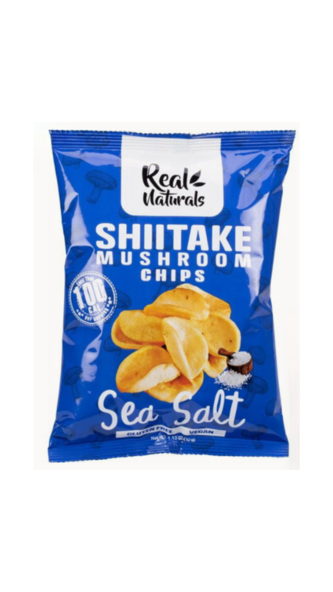 REAL NATURALS Shitake Mushroom Chips Salted - Go Vita Burwood