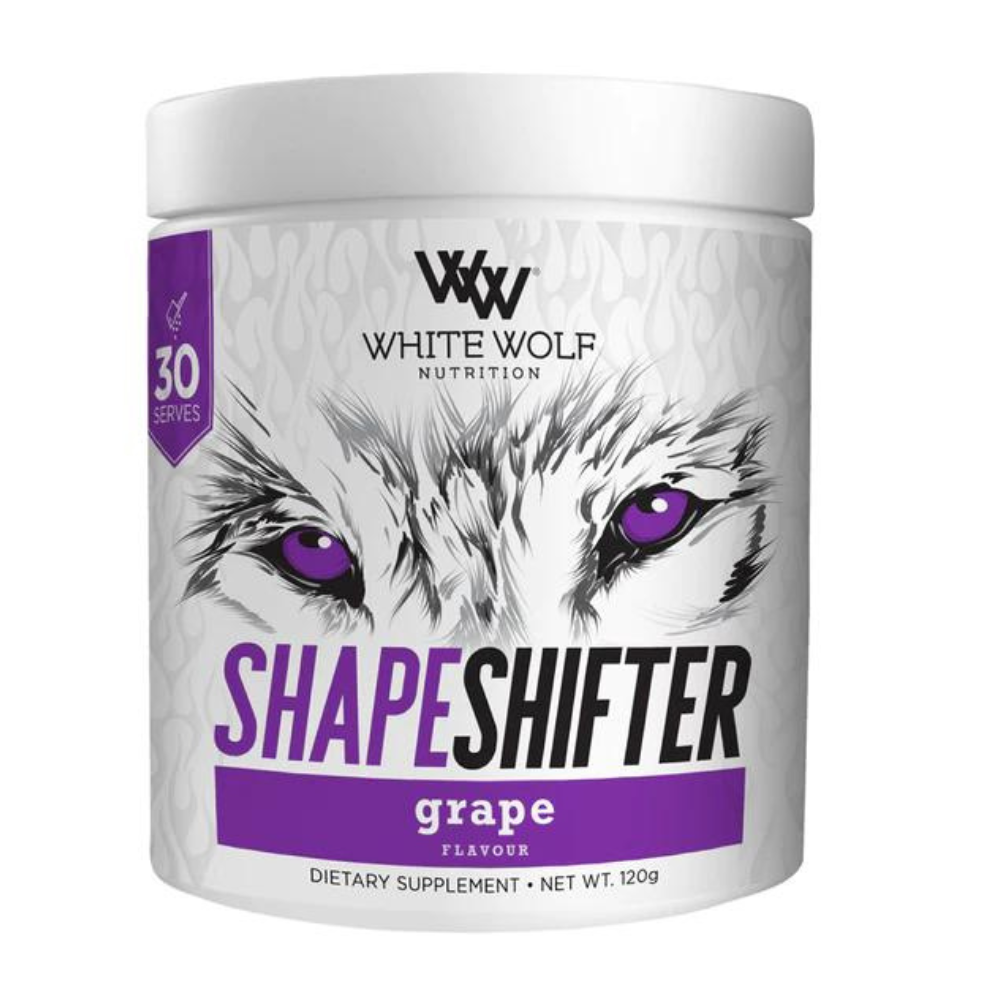 WHITE WOLF NUTRITION Shape Shifter Grape 120g - Go Vita Burwood