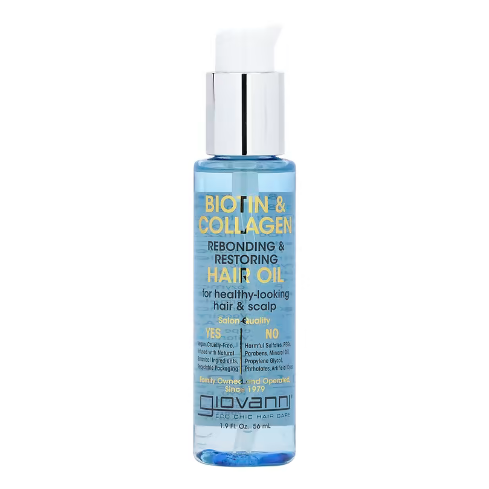 Giovanni Biotin & Collagen Rebond & Restore Hair Oil 56ml — Go Vita Burwood