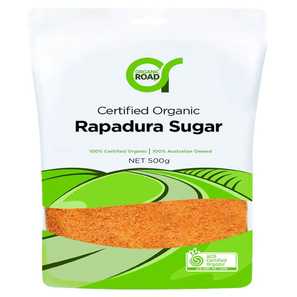 ORGANIC ROAD Rapadura Sugar 500G - Go Vita Burwood