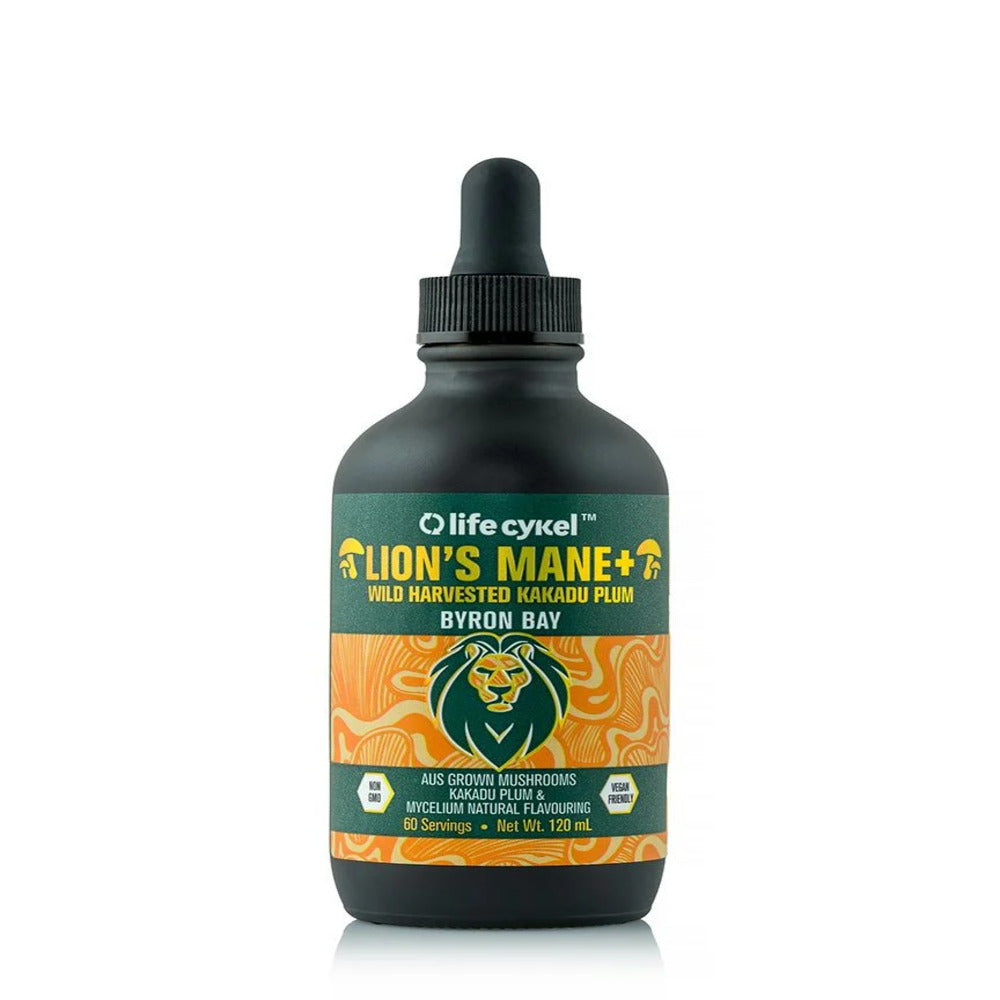 Life Cykel Lions Mane Double Extract 120ml — Go Vita Burwood