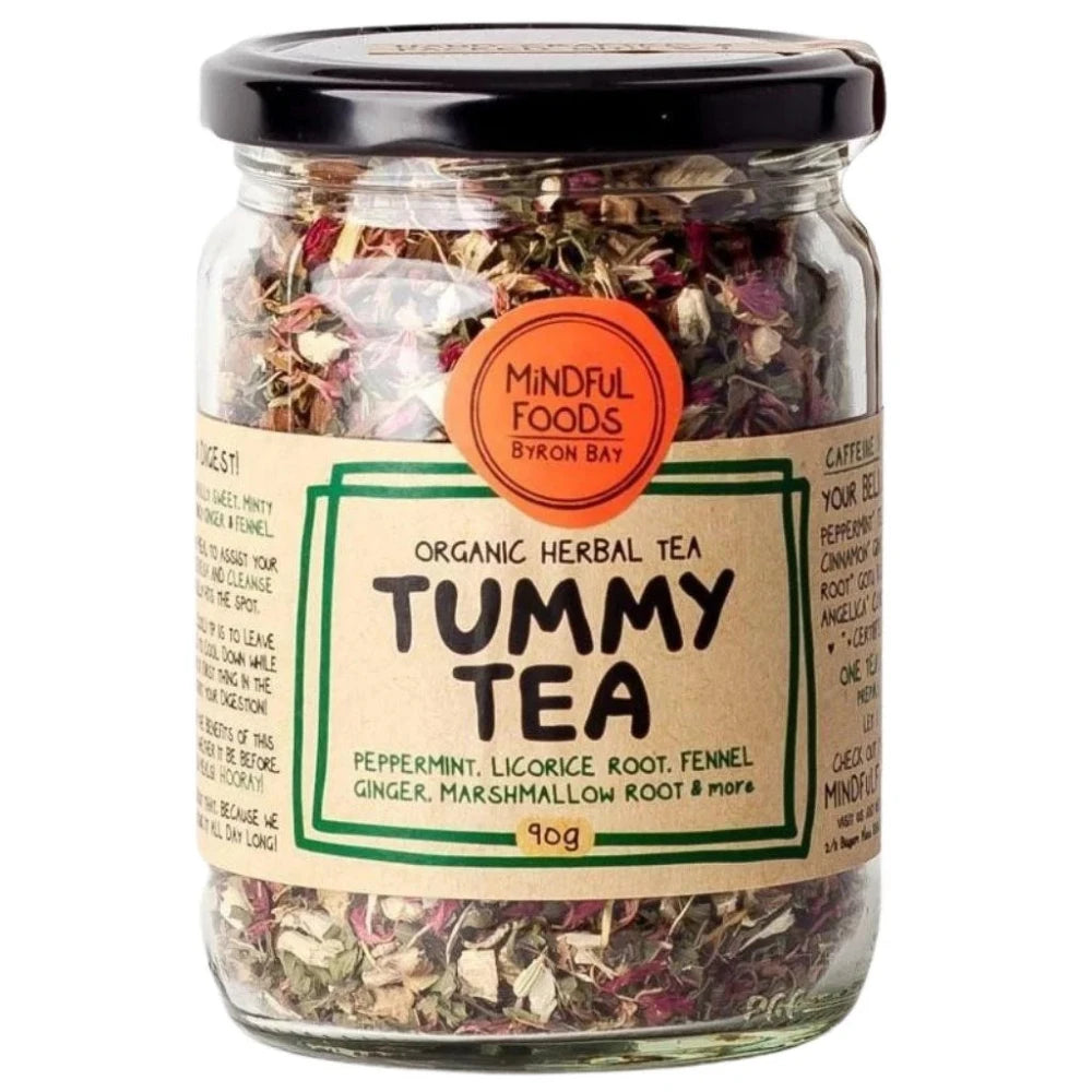 Mindful Foods Org Herb Tea - Tummy Tea 90g — Go Vita Burwood